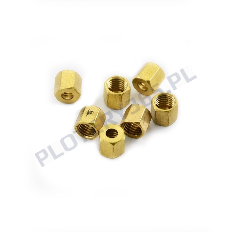 Nut + damper seal and 4mm x 3mm ink tube