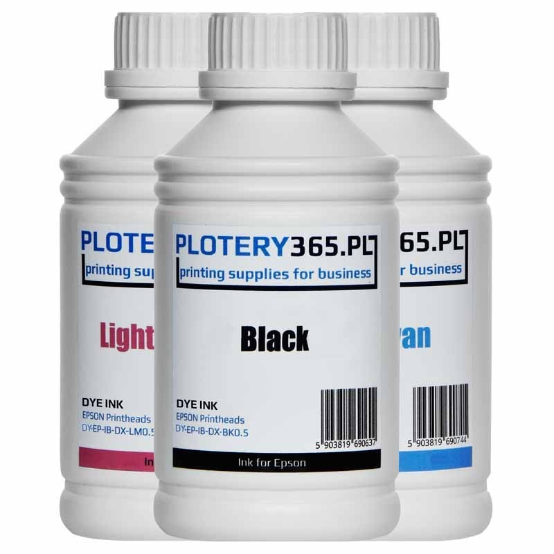Water-based dye ink for printers with Epson DX5, TX800, 5113 printheads ...
