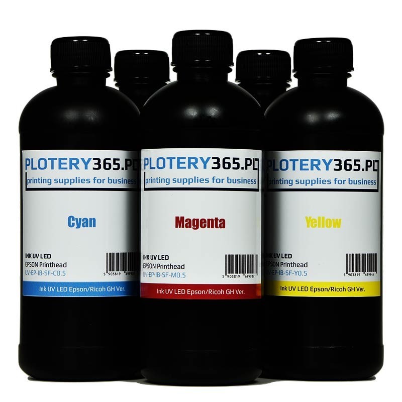UV Ink for UV LED Printers 500ml UV Ink for Epson and Ricoh heads Black